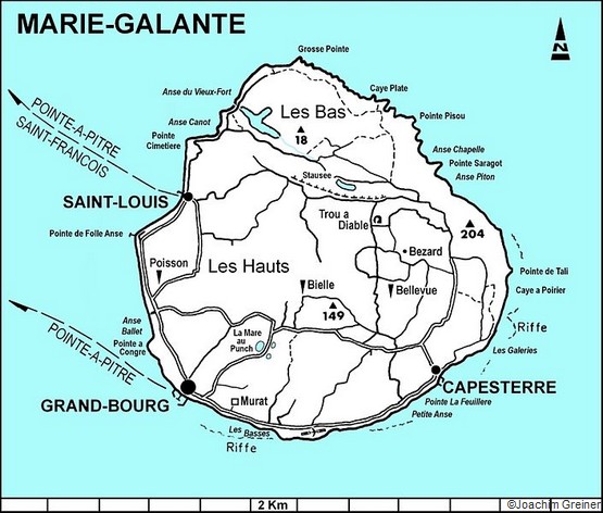 Les plus belles randonnées de Marie-Galante